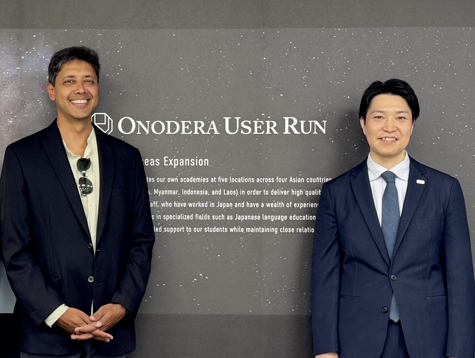 イエール大学Y-RISE Mobarak教授が来社 国際共同研究の連携プロジェクト始動 | ONODERA USER RUN（オノデラユーザーラン）